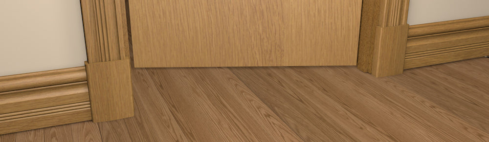 Plinth & Corner Blocks - Pre-Varnished Solid Oak