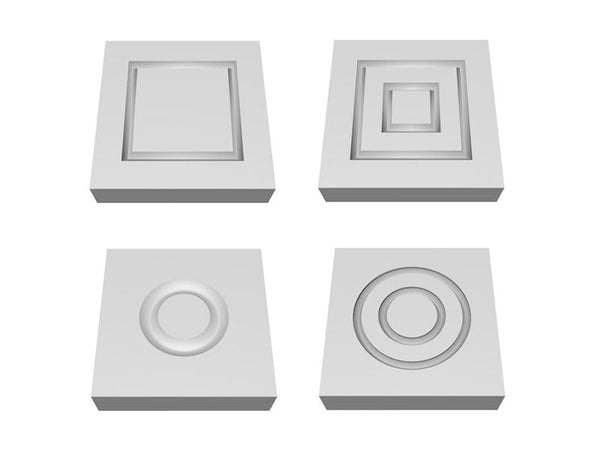 30 x 106mm Pre-Primed Wood Corner Blocks (x4) – DIY Timber Packs